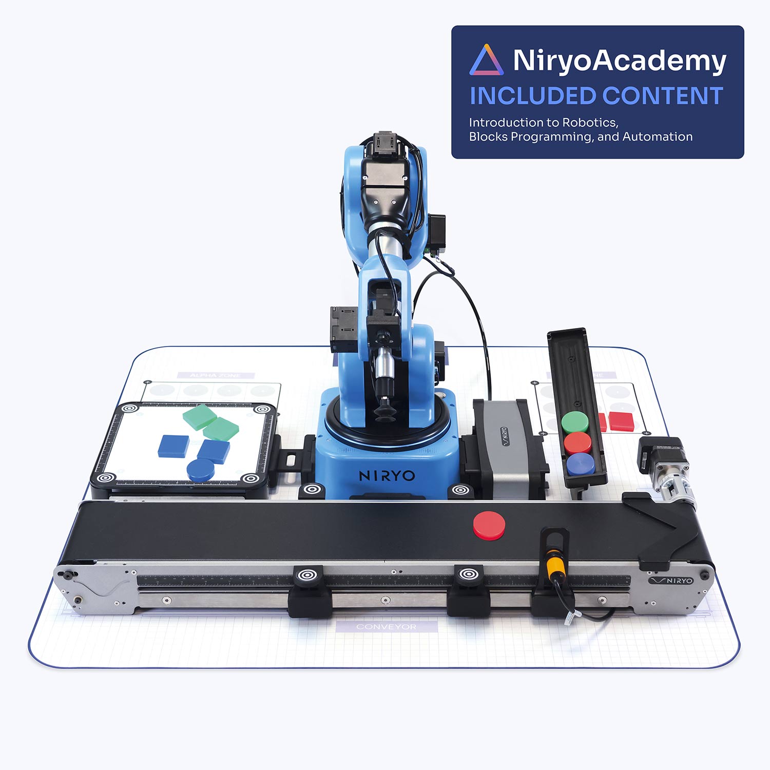 Pack d'introduction à la robotique et à la programmation par blocs - Niryo